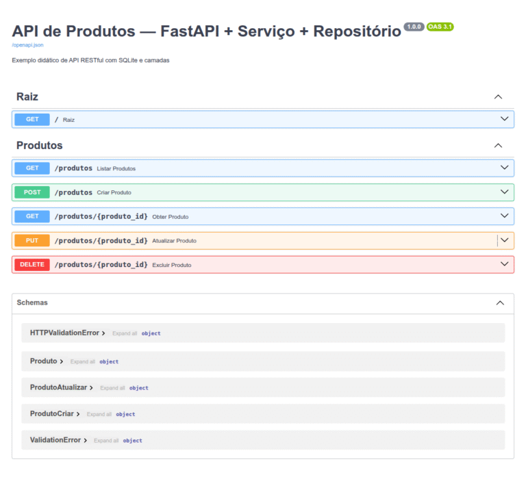 Construindo uma API RESTful em Python com FastAPI - Página do Alê